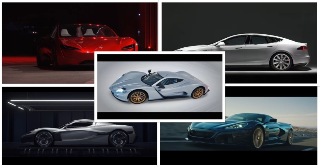 Top 5 Fastest Electric Cars In The World: Racing With Light