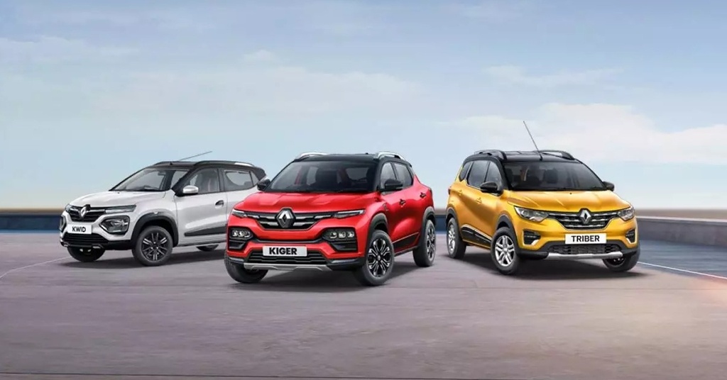 Renault offers discounts on Renault Kwid, Triber, and Kiger