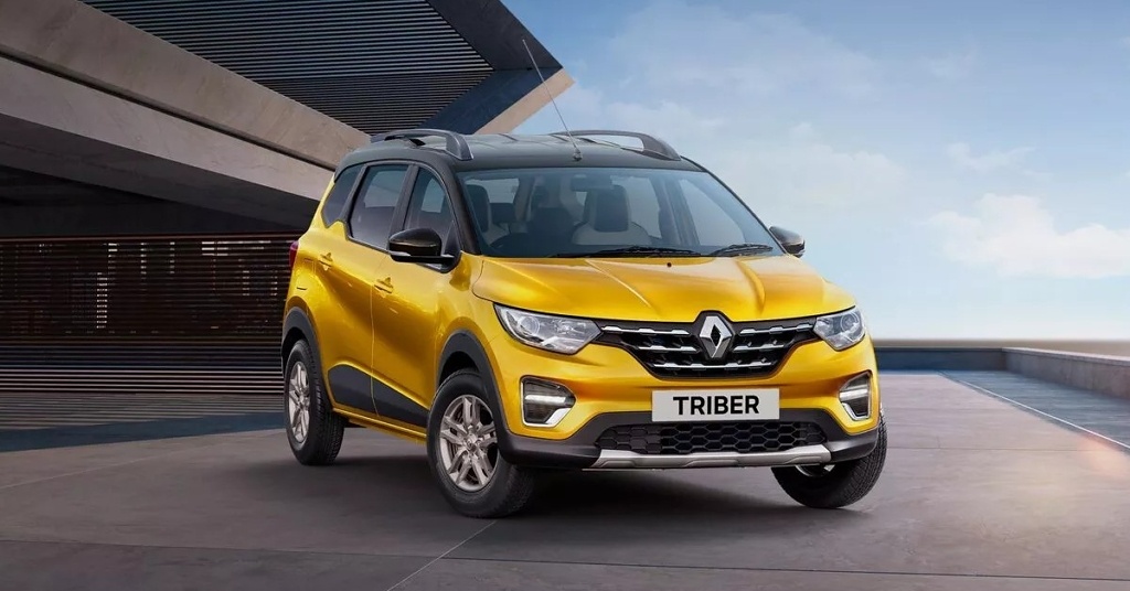 Renault Triber facelift spotted testing in India for the first time ...
